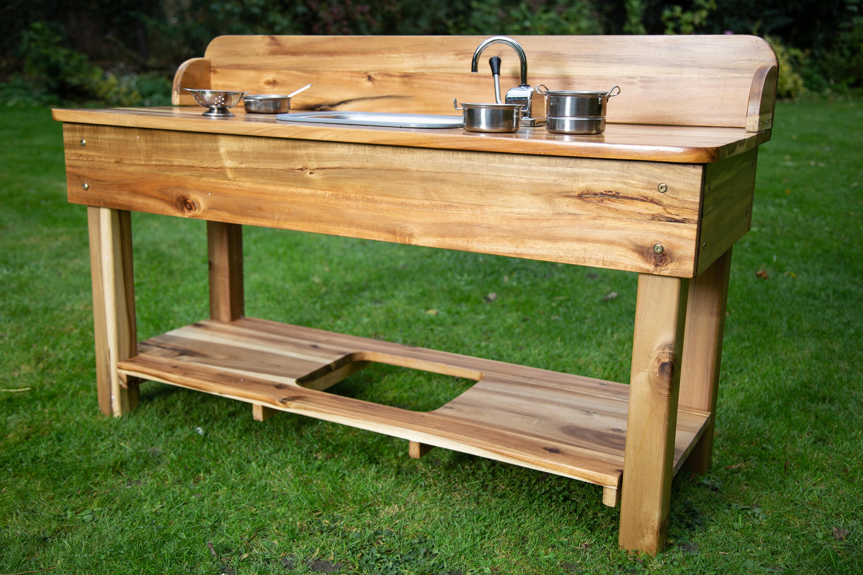 Craftplay Acacia Wood Mud Table With Pump for Children - Etsy UK