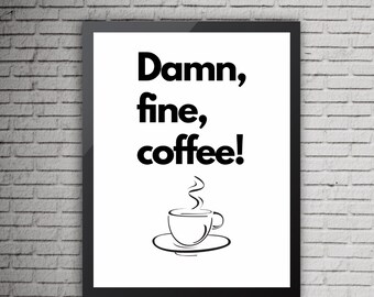 Twin Peaks a Damn Fine Cup of Coffee Dale | Etsy