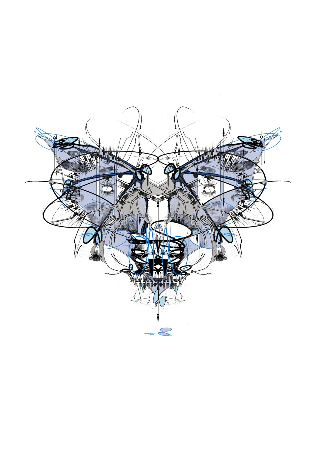 BATFINK Original Art Print Series, Bat, Geometric Modern Digital Wall ...