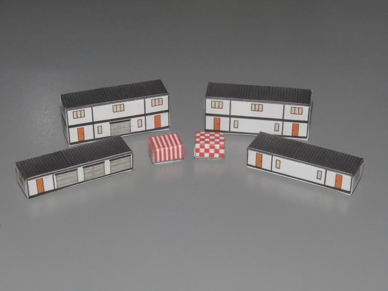 Model Airport Cabins and ILS Boxes 1:400 Scale Printable Buildings - Etsy