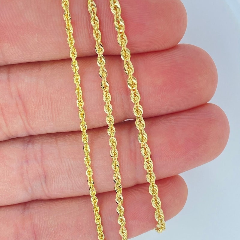 17 Inch Gold Rope - Etsy