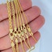 Solid 14K Heavy Solid Link Wheat Chain, ITALY 14K Solid Link Wheat ...