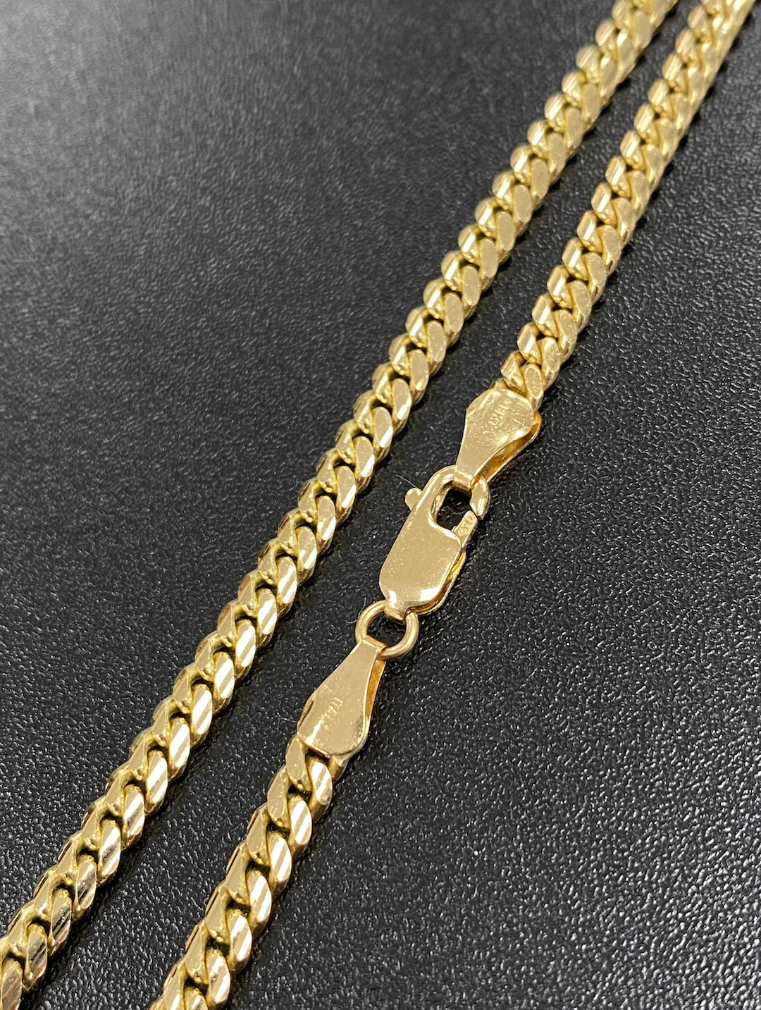 Solid 18K Gold Cuban Link Chain Italian Made, Solid 18K Gold Heavy ...