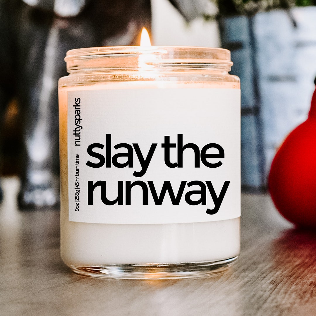 Slay the Runway Scented Soy Candle Best Friend Gift - Etsy