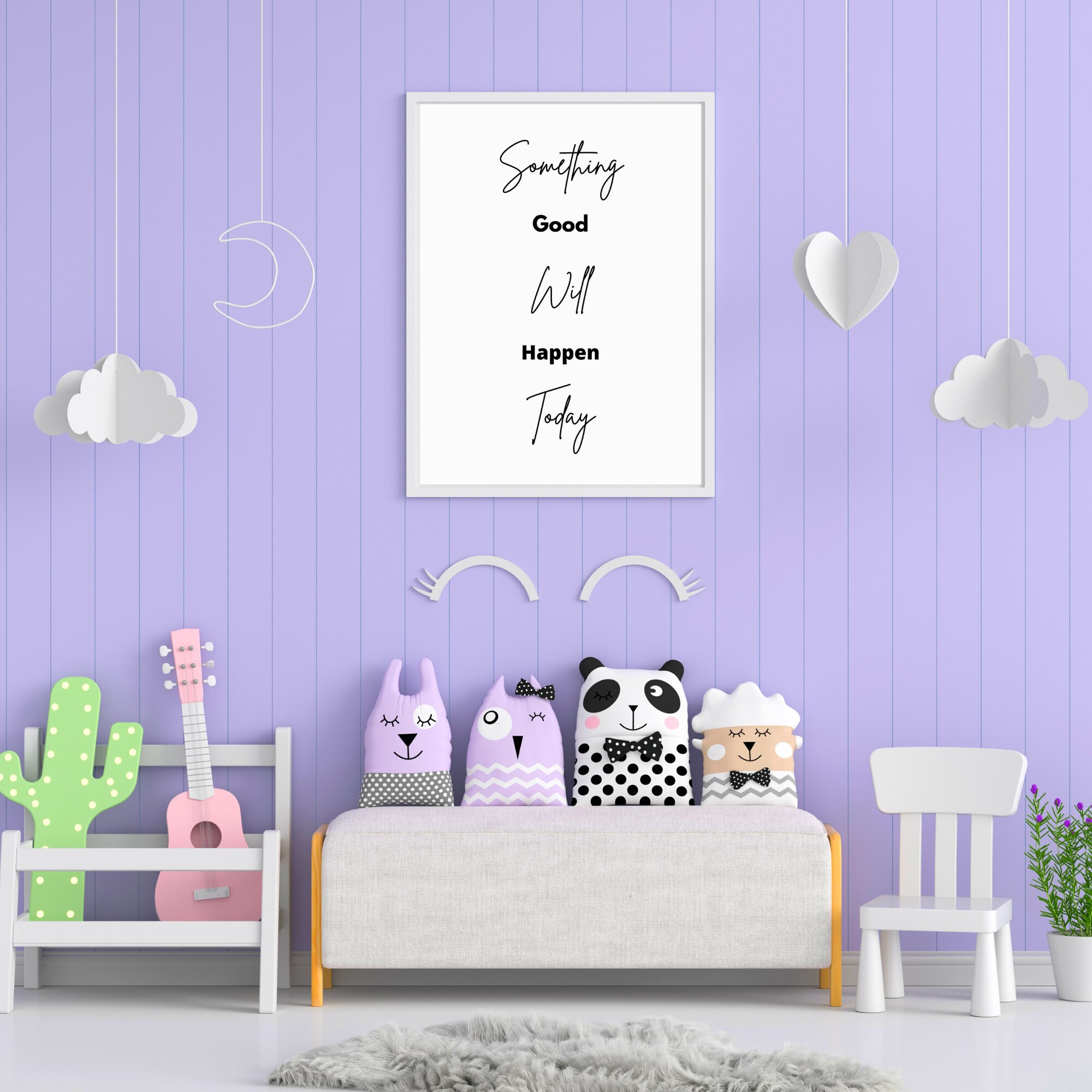 Printable Motivational Wall Art Something Good, , Home Decor ...