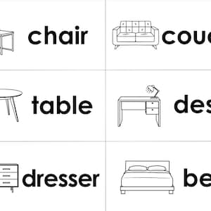 Home Labels for Vocabulary Development - Etsy