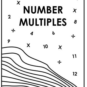 Number Multiples - Multiplication Facts - Etsy
