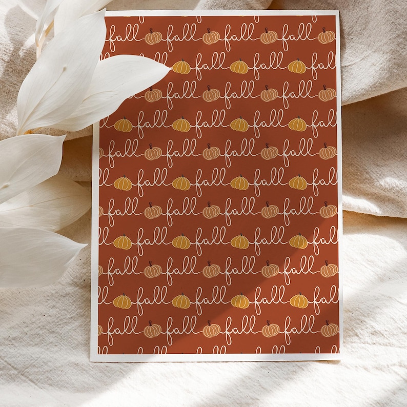 10 Fall Boho Seamless Digital Papers, Boho Autumn Paper, Boho ...