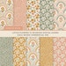 10 Rainbow Boho Seamless Digital Papers, Beige Neutral Boho Backgrounds ...