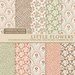 10 Boho Digital Papers, Little Flowers, Commercial Use, Floral Pattern ...