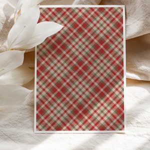 12 Christmas Plaid, Seamless Christmas Digital Papers, Christmas ...