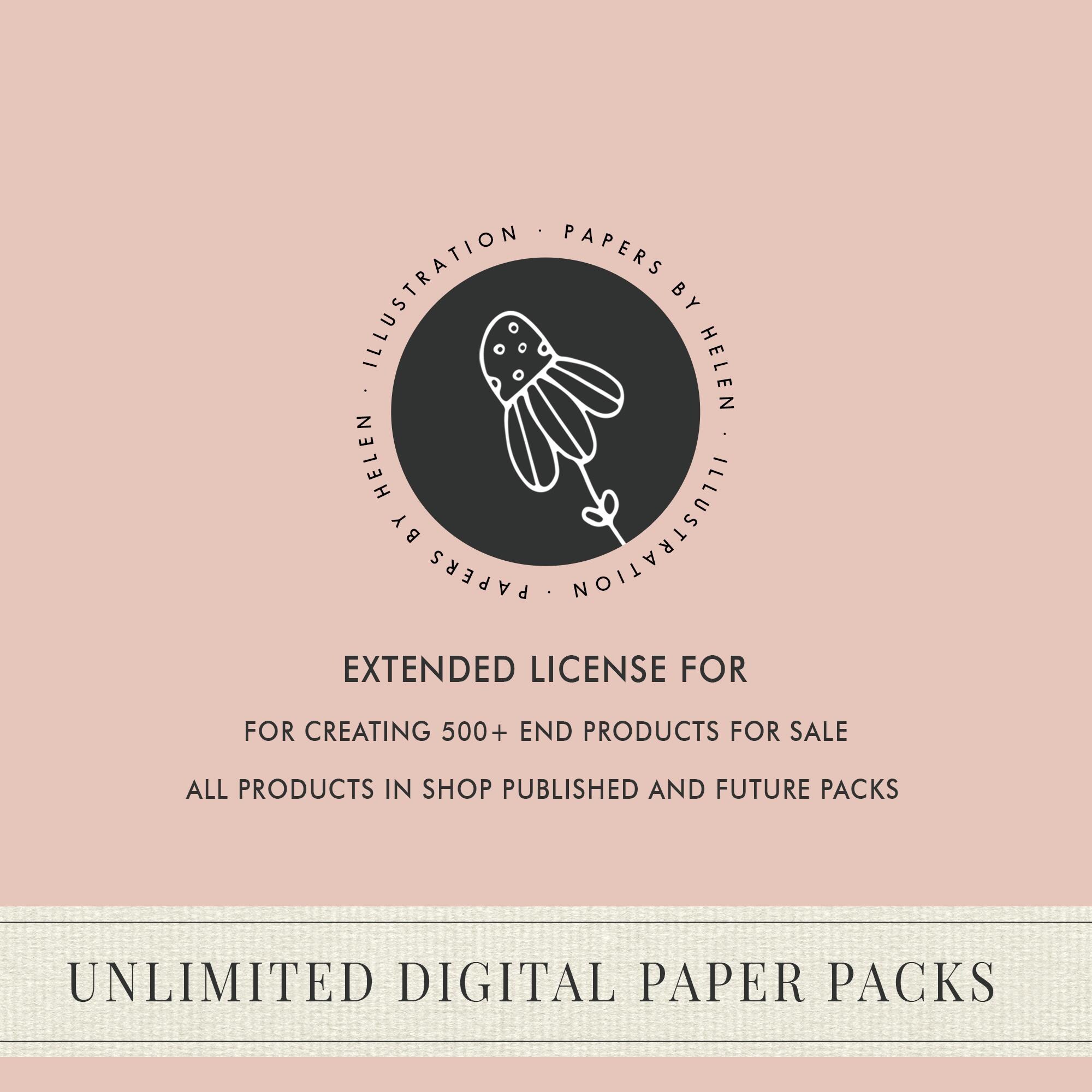 Extended License Unlimited Packs - Etsy UK