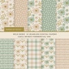 10 Boho Seamless Digital Papers, Spring Floral, Spring Flowers ...