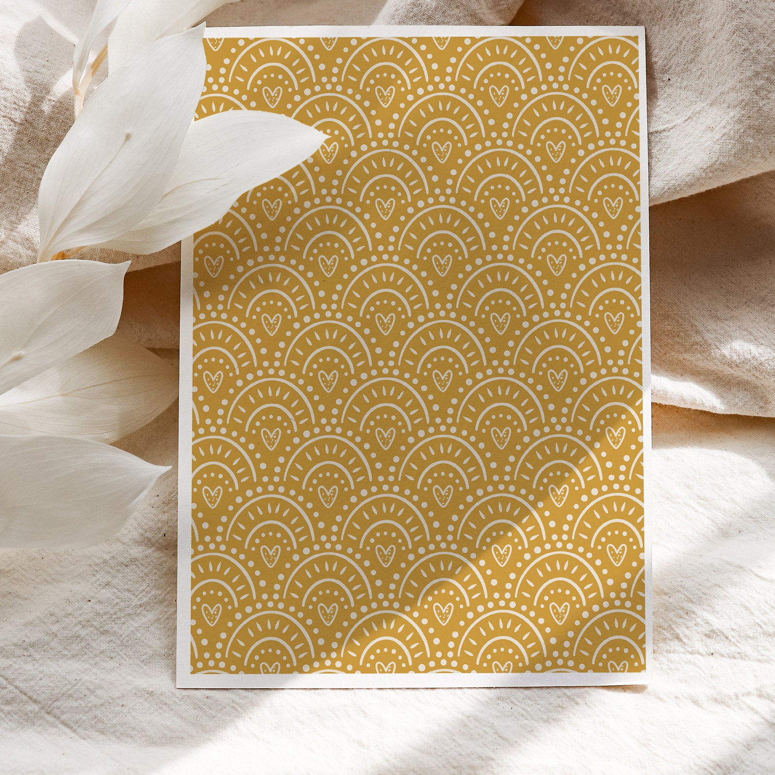 10 Boho Seamless Digital Papers, Boho Scrapbook Paper, Boho Backgrounds ...