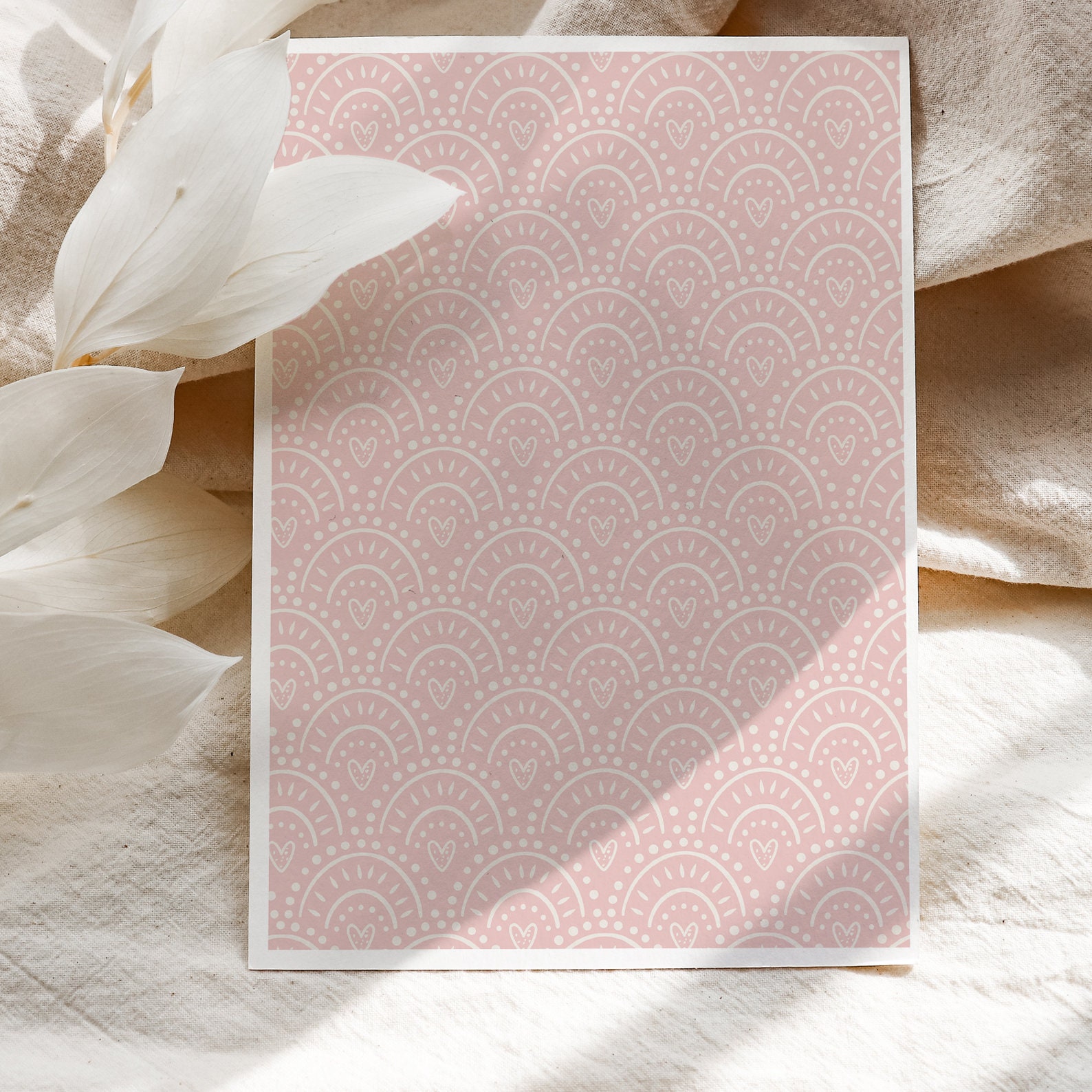 10 Boho Seamless Digital Papers Boho Scrapbook Paper Boho - Etsy