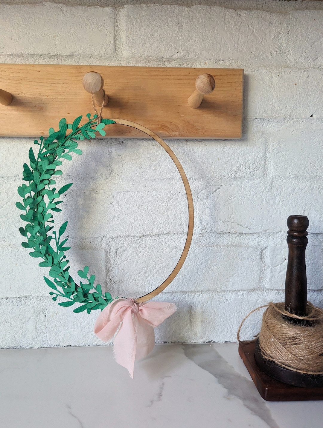 DIY Spring Wreath/ Easter Wreath Making Kit/ Spring Time DIY Decoration ...