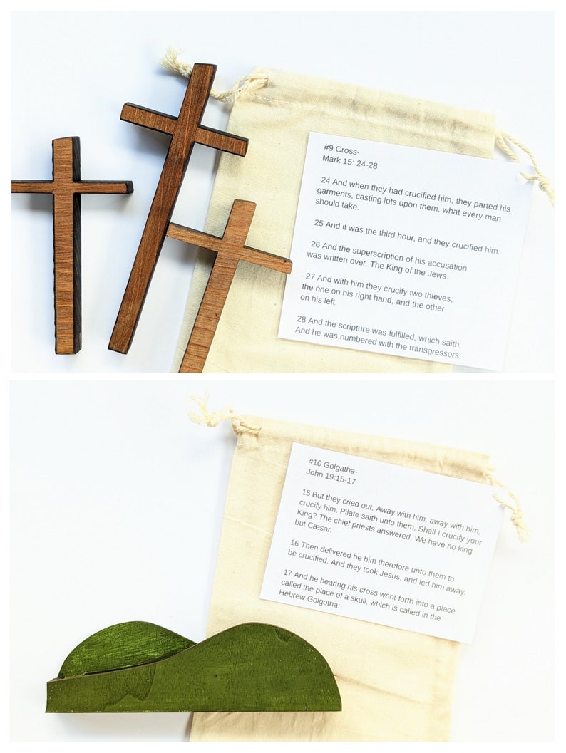 Ready to Ship Easter Peg Dolls / Countdown to Christ- Easter Set ...