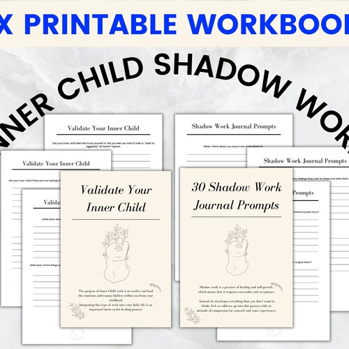 120 Shadow Work Journal Prompts Inner Child Shadow Work Self - Etsy