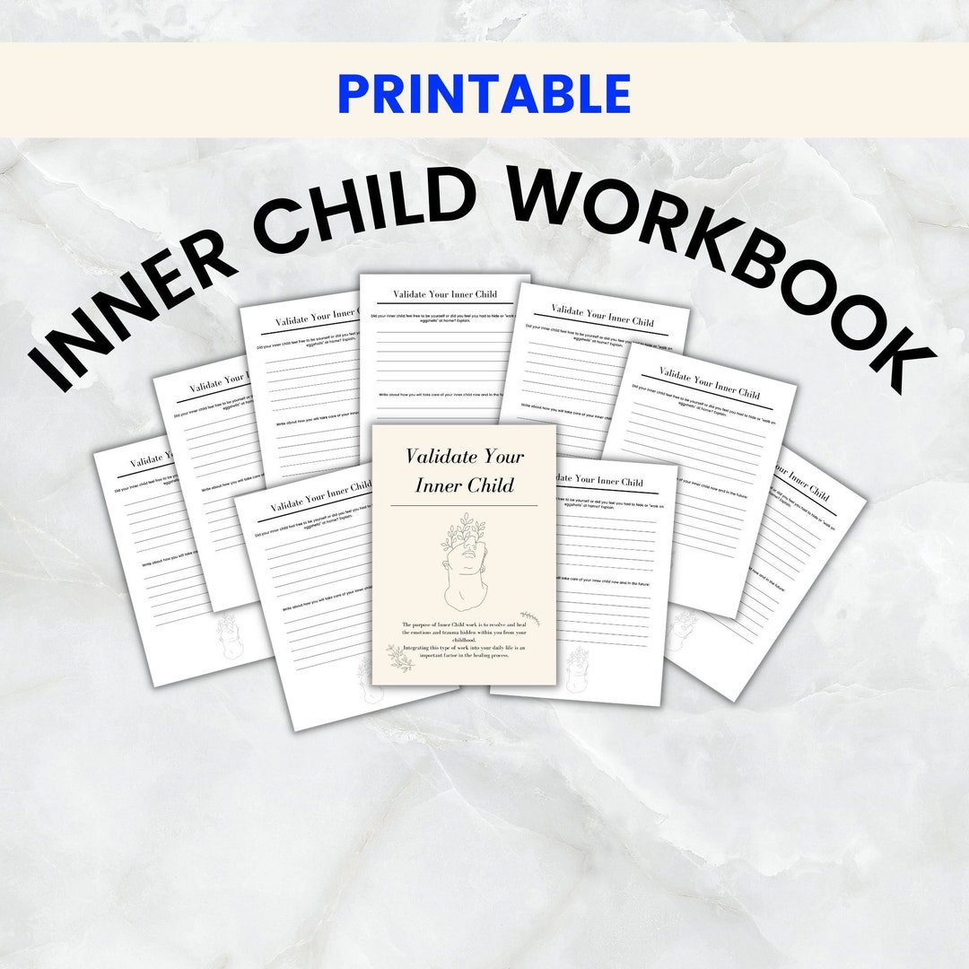 Inner Child Shadow Work Journal Prompts Printable Workbook - Etsy Canada