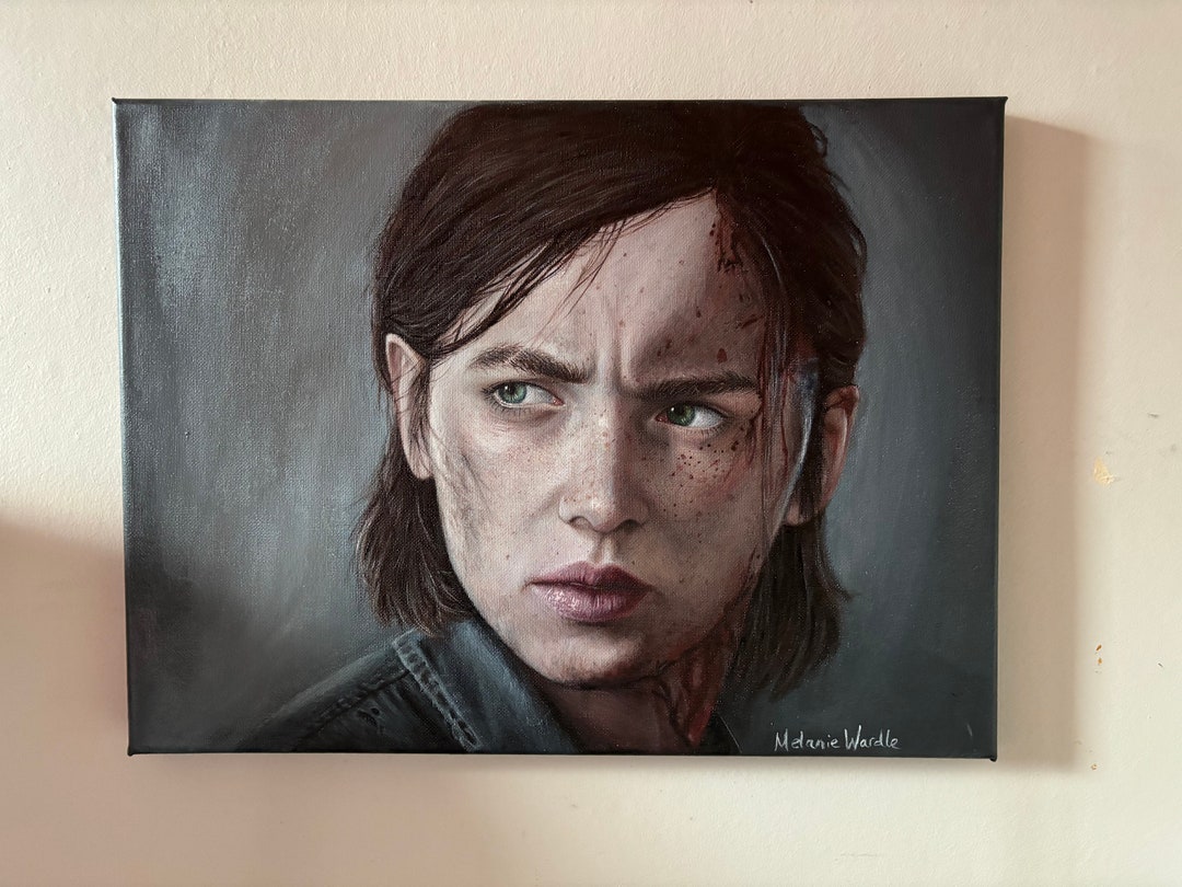 Ellie the Last of Us Acrylic Painting on Canvas - Etsy