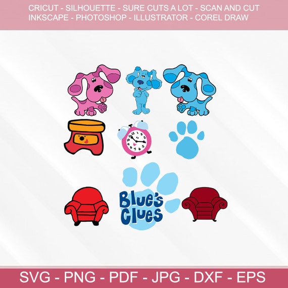 Bundle Blue's Clues Svgvector Cut File for Cricut | Etsy New Zealand