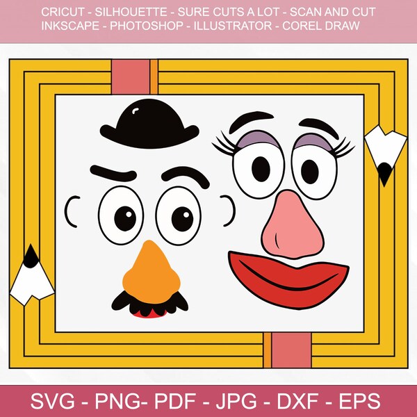 Mr Potato Head Svg Etsy Canada