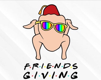 Friends Turkey Head Svg - Etsy Canada