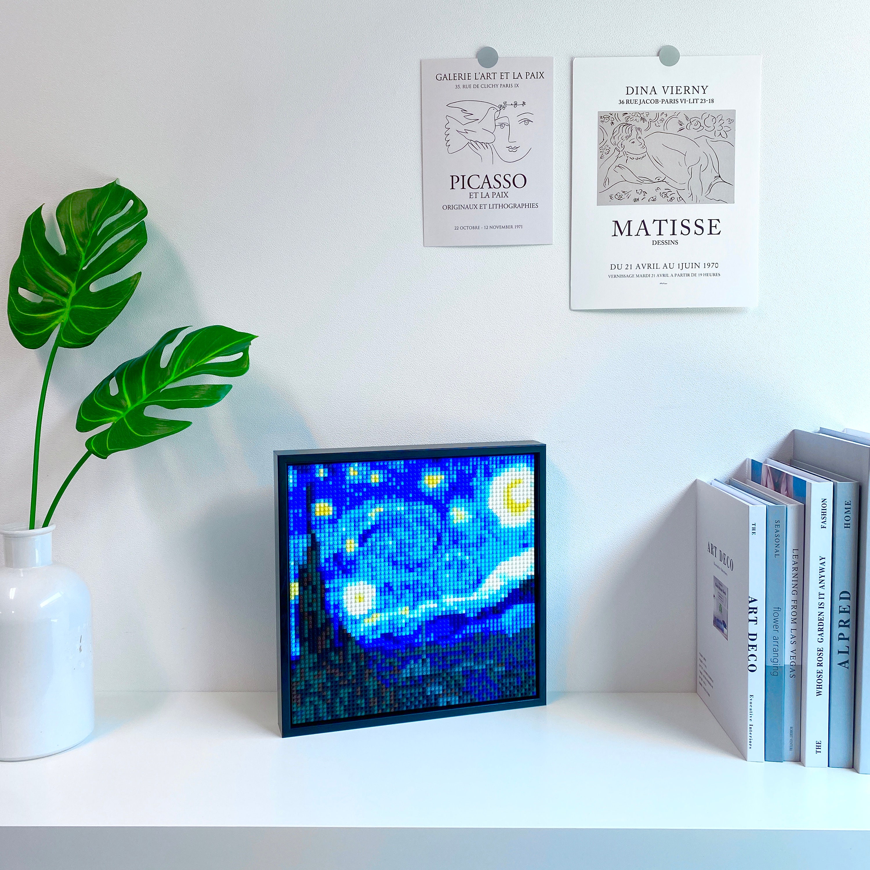 The Starry Night Mini-brick Kit, 3600 Mini-bricks, Includes Photo ...