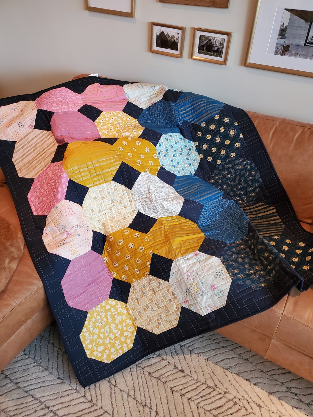 Ruby Star Stellar Quilt - Etsy