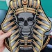Pharaoh Skull Large Back Patch - Etsy