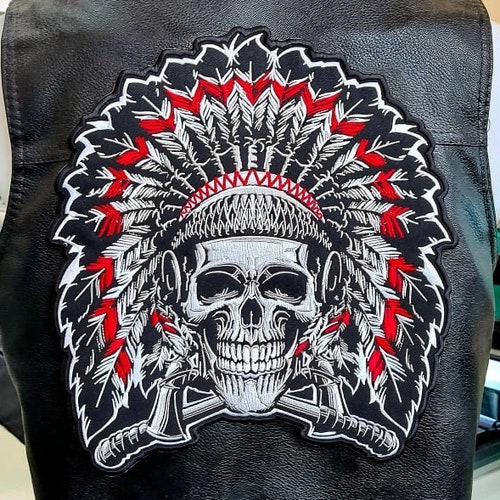 NATIVE INDIAN Large Back Patch for Jacket - Etsy