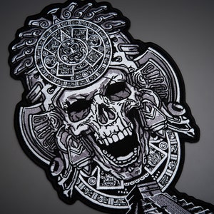 PYRAMID SKULL Skull Large Back Patch Iron-on Custom - Etsy