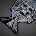 PYRAMID SKULL Skull Large Back Patch Iron-on Custom - Etsy