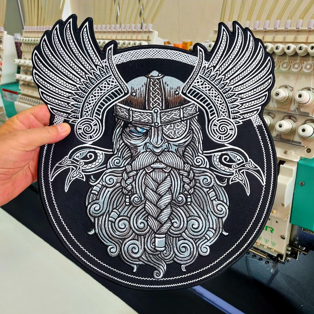 VIKING WING Large Back Patch for Custom Biker Vest - Etsy