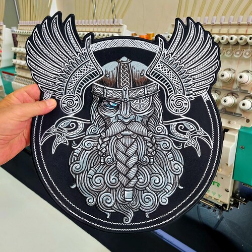 VIKING THOR Large Back Patch for Custom Biker Vest - Etsy