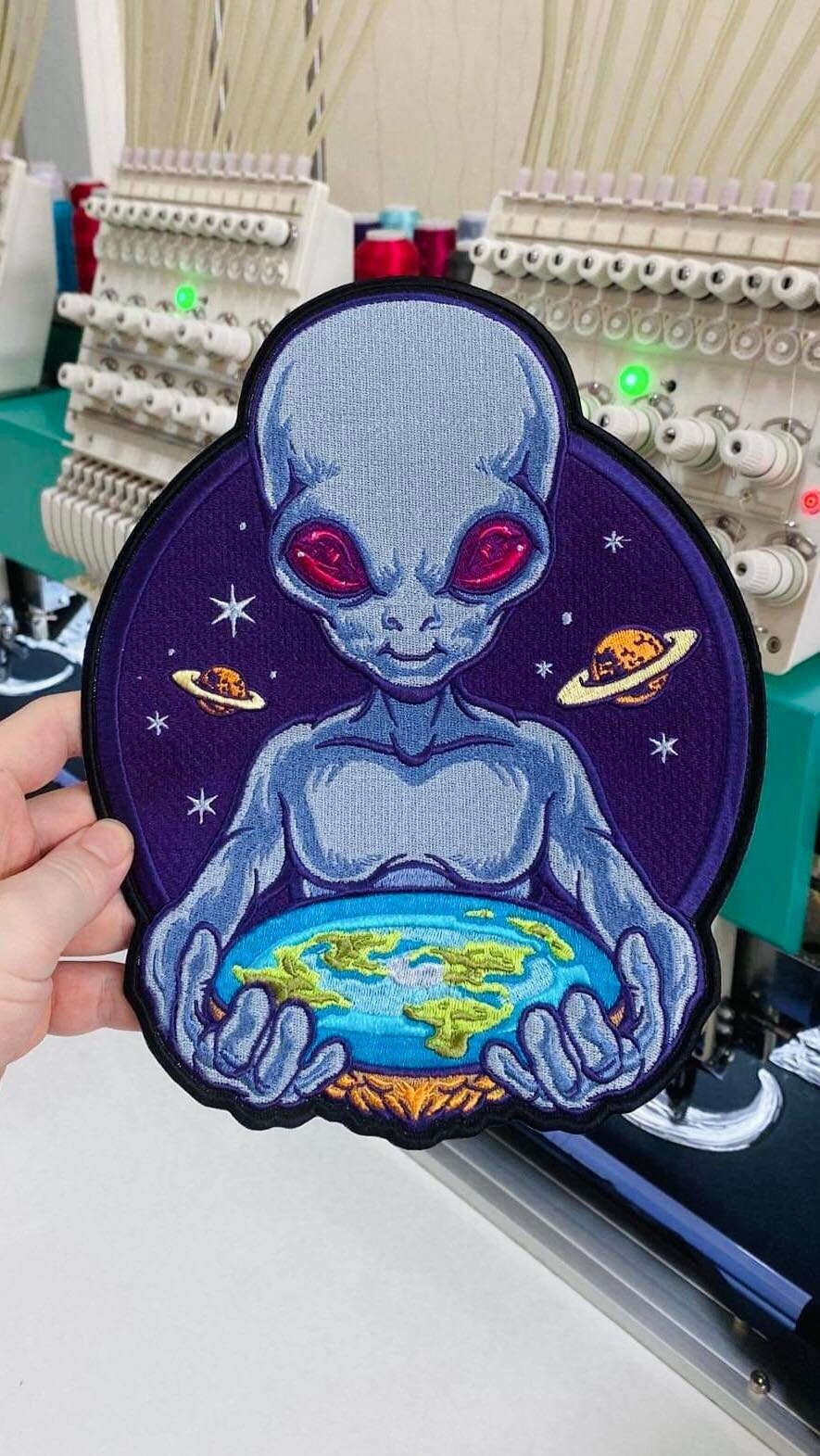 ALIEN GET EARTH Patch for Vest - Etsy