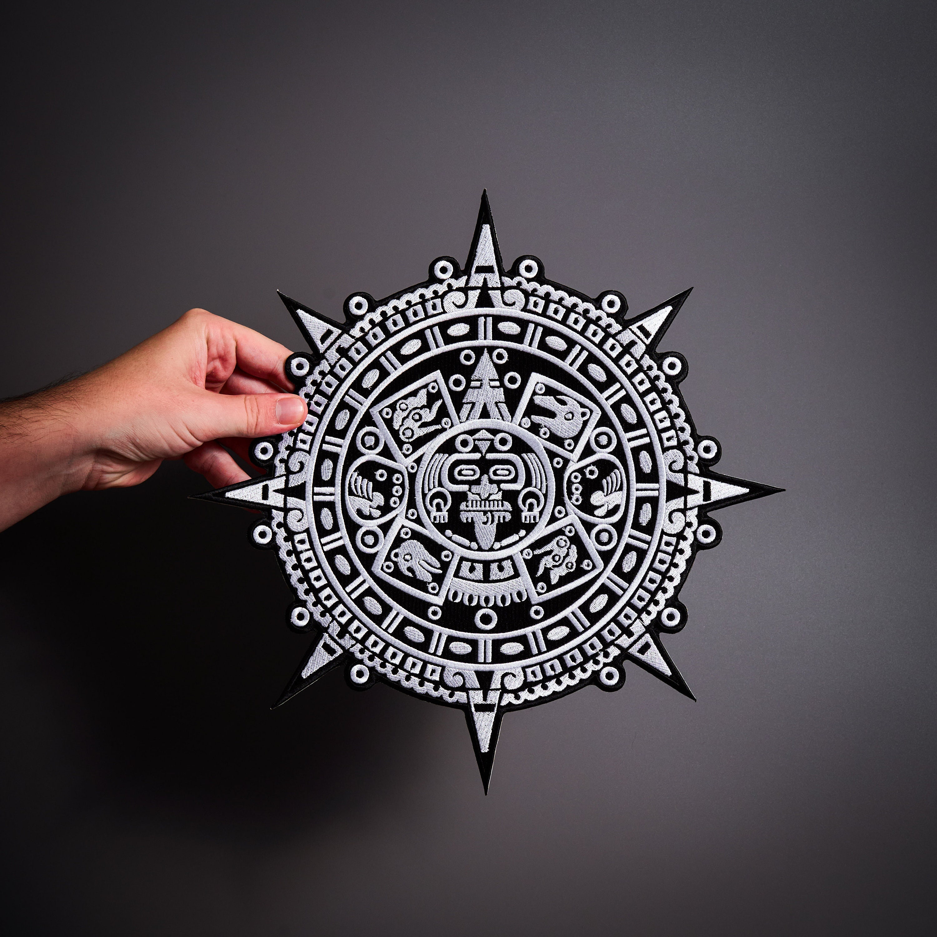 Aztec calendar tattoo stencil - Bronctattooaus.com