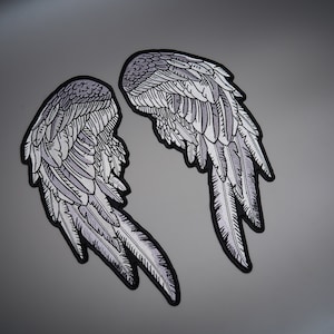 Angel Wings Patch Large Back Patch for Jacket - Etsy