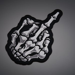 MIDDLE FINGER Patches Applique for Custom Clothes - Etsy