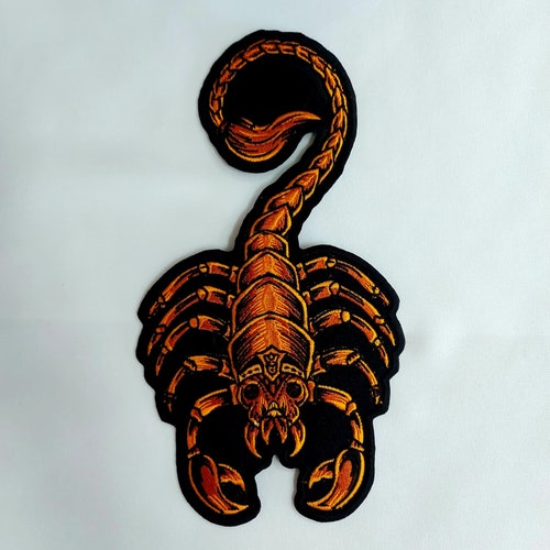 SCORPION Large Patch for Vest - Etsy