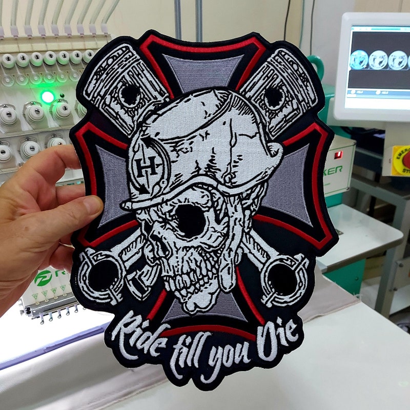 Large Embroidered Patch - Etsy