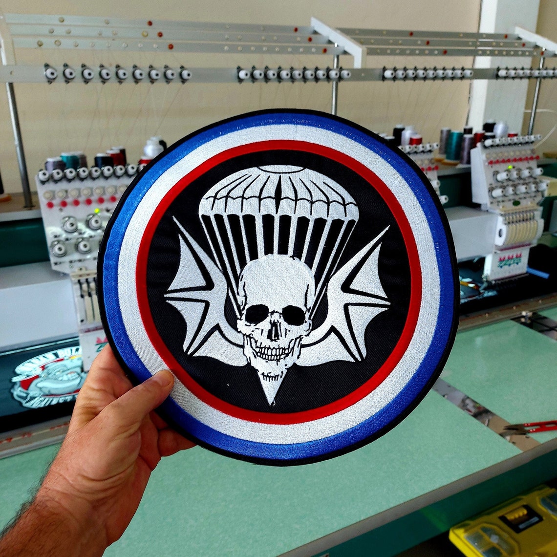 ARMY AIRBORNE PARACHUTE Regiment Embroidered Patch for Jacket - Etsy