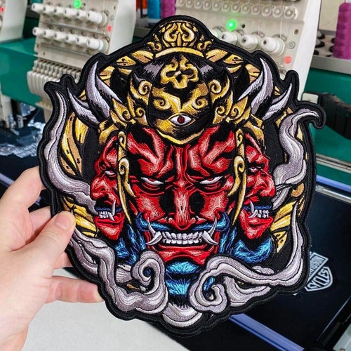 HANNYA Large Patch for Custom Vest - Etsy