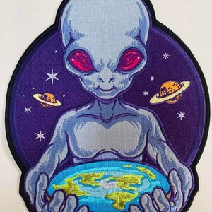 ALIEN GET EARTH Patch for Vest - Etsy