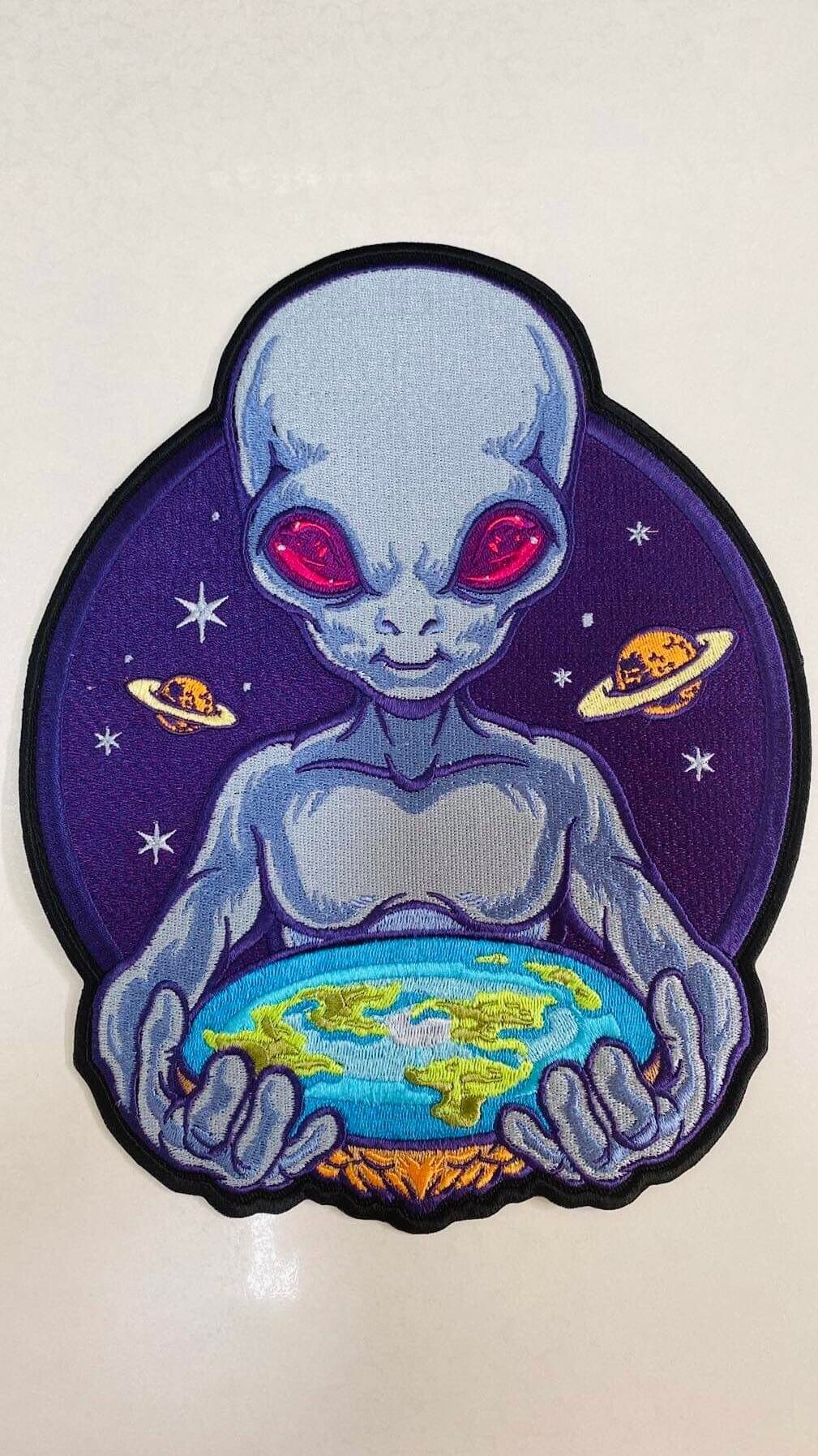 ALIEN GET EARTH Patch for Vest - Etsy