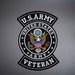 US ARMY Veteran Large Back Patch for Custom Vest - Etsy
