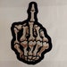 MIDDLE FINGER Patches Applique for Custom Clothes - Etsy