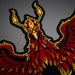 Phoenix Embroidered Back Patch Iron-on Applique, Cosplay Vest Clothing ...