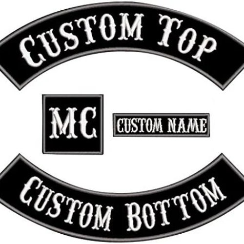 Custom Rockers Top or Bottom Name Tag MC Patch Rank Tag - Etsy Australia