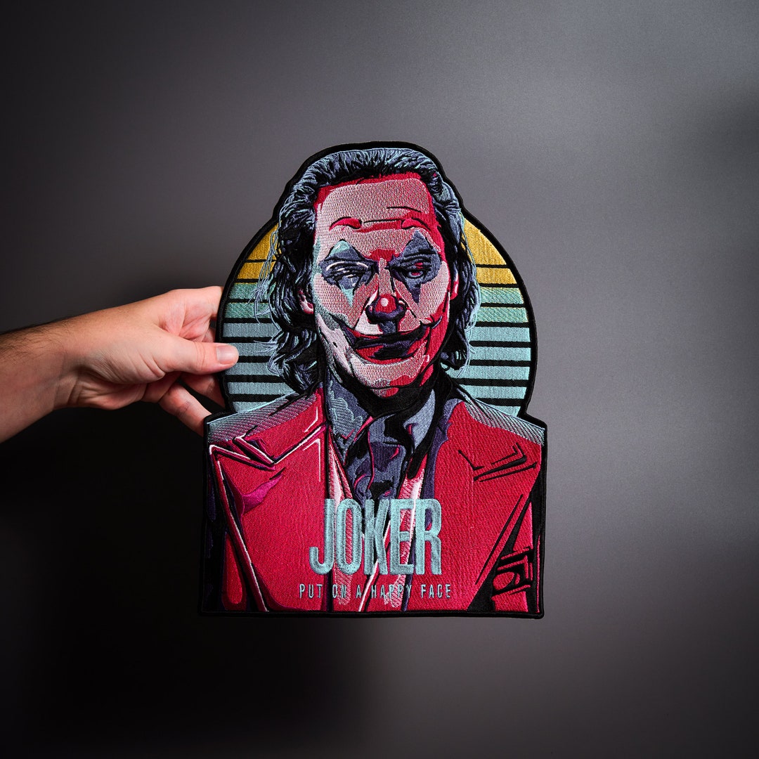 THE JOKER Back Patch for Vest - Etsy